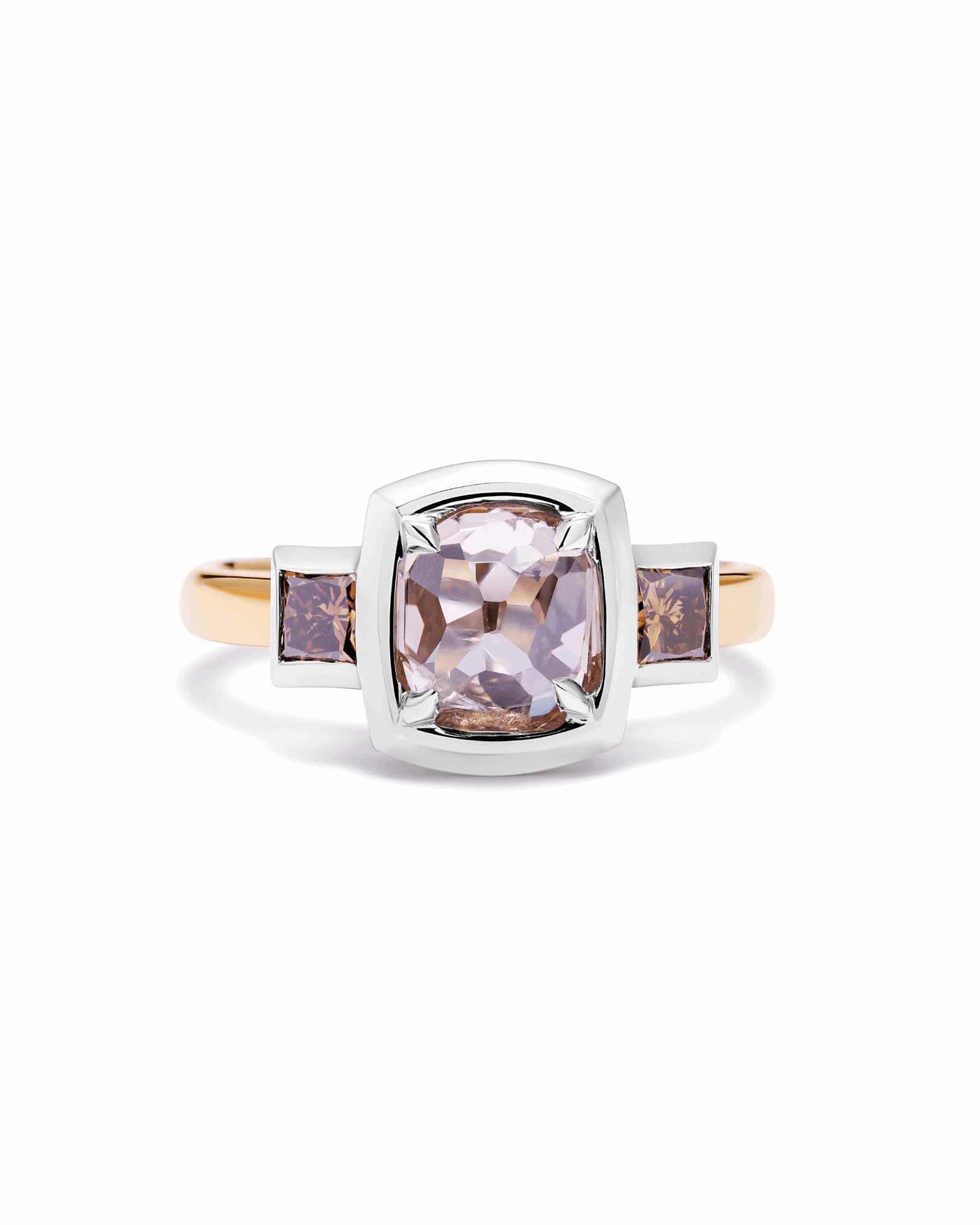 Rose cut diamond ring- Athena - Ilana Belsky