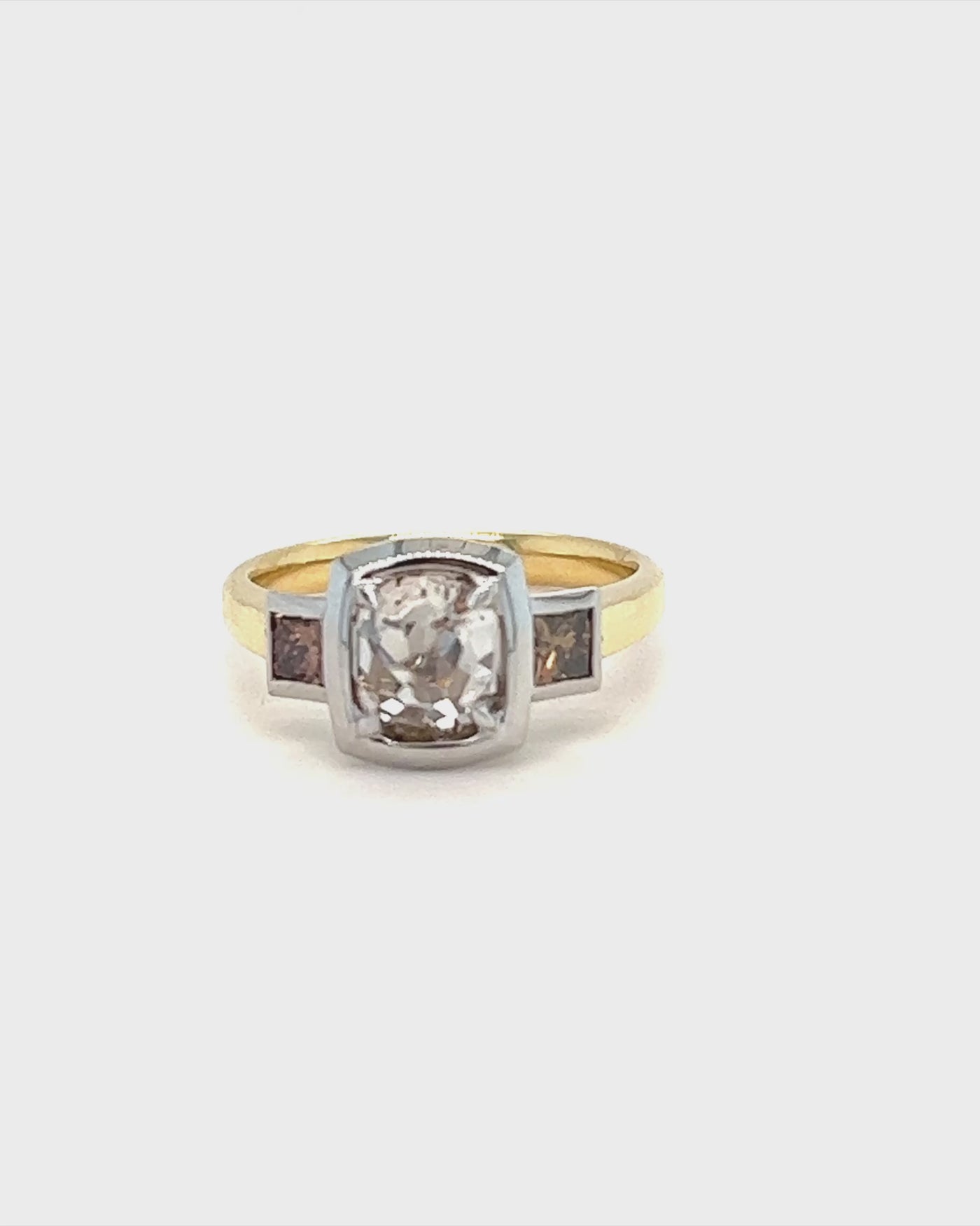 Rose cut diamond ring- Athena - Ilana Belsky